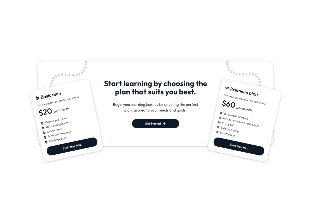 4 Tier Lifetime Plan Table | Free Webflow Component